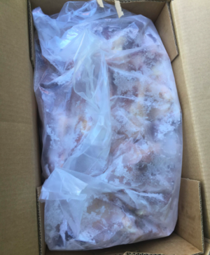 Local Chicken Backs, 40 Pounds - Moe's Meats