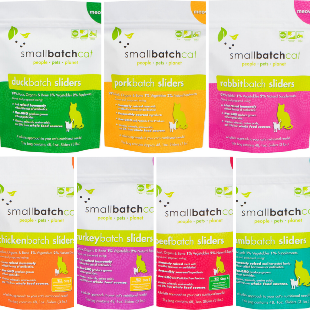 Small Batch, Raw Meat Sliders for Cats, 3 Pounds - Moe's Meats